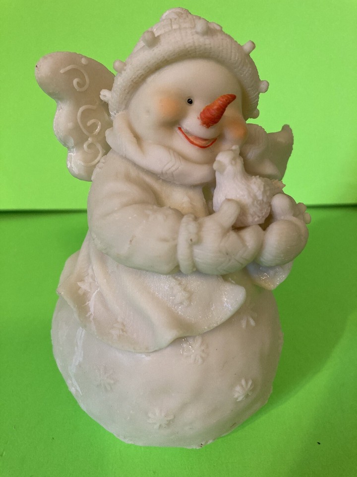 VTG Don Mechanic 5.5" Snowman Holding Bird sticker states 2002 - Such a ...