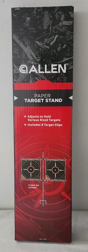 ALLEN STEEL FRAME PAPER TARGET STAND - NWT Comes W/ 8 Clips | eBay