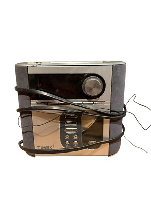 Timex T617S CD Dual Alarm Clock Radio Nature Sounds Snooze MP3 Line In ...