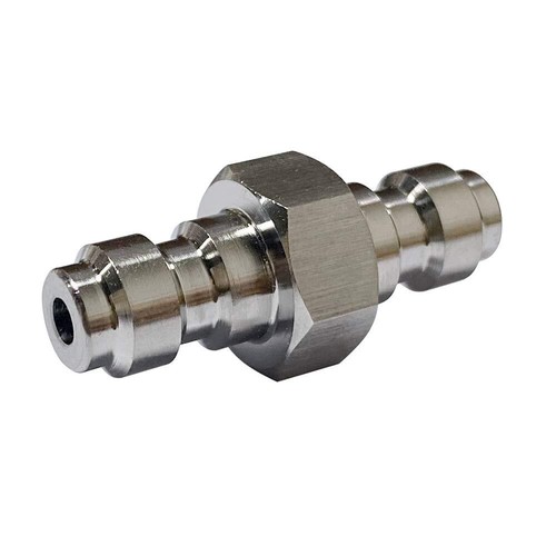 Double Male Quick-Disconnect Coupling Adapter, Stainless Steel Air Fill ...