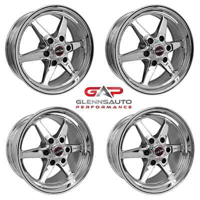 Race Star Drag Pack 15x10/17x4.5 for 99-14 GM Truck (Chrome) - 4 Wheel ...