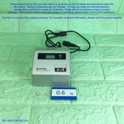 ATAGO DTM-N, Refractometer DIGITAL THERMOMETER as photo, sn:3538 | eBay