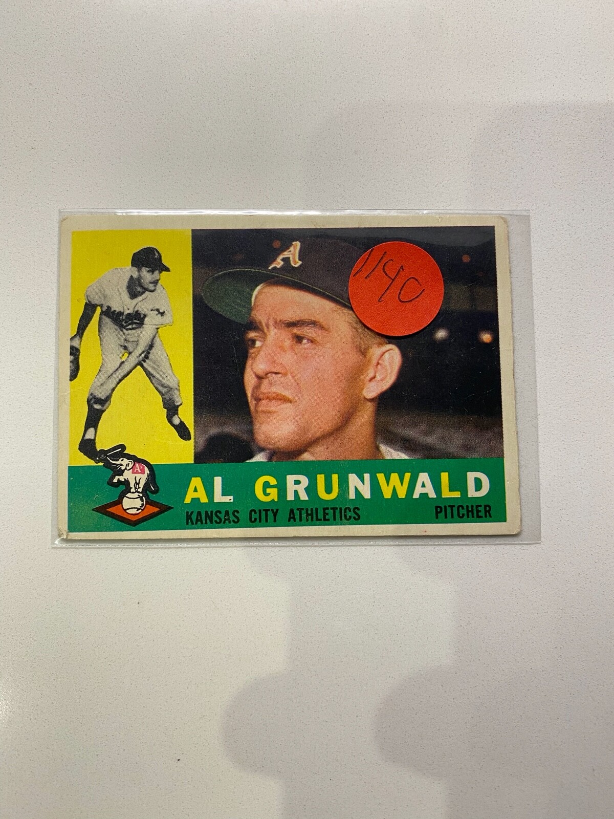 1960 Topps Baseball Al Grunwald | eBay