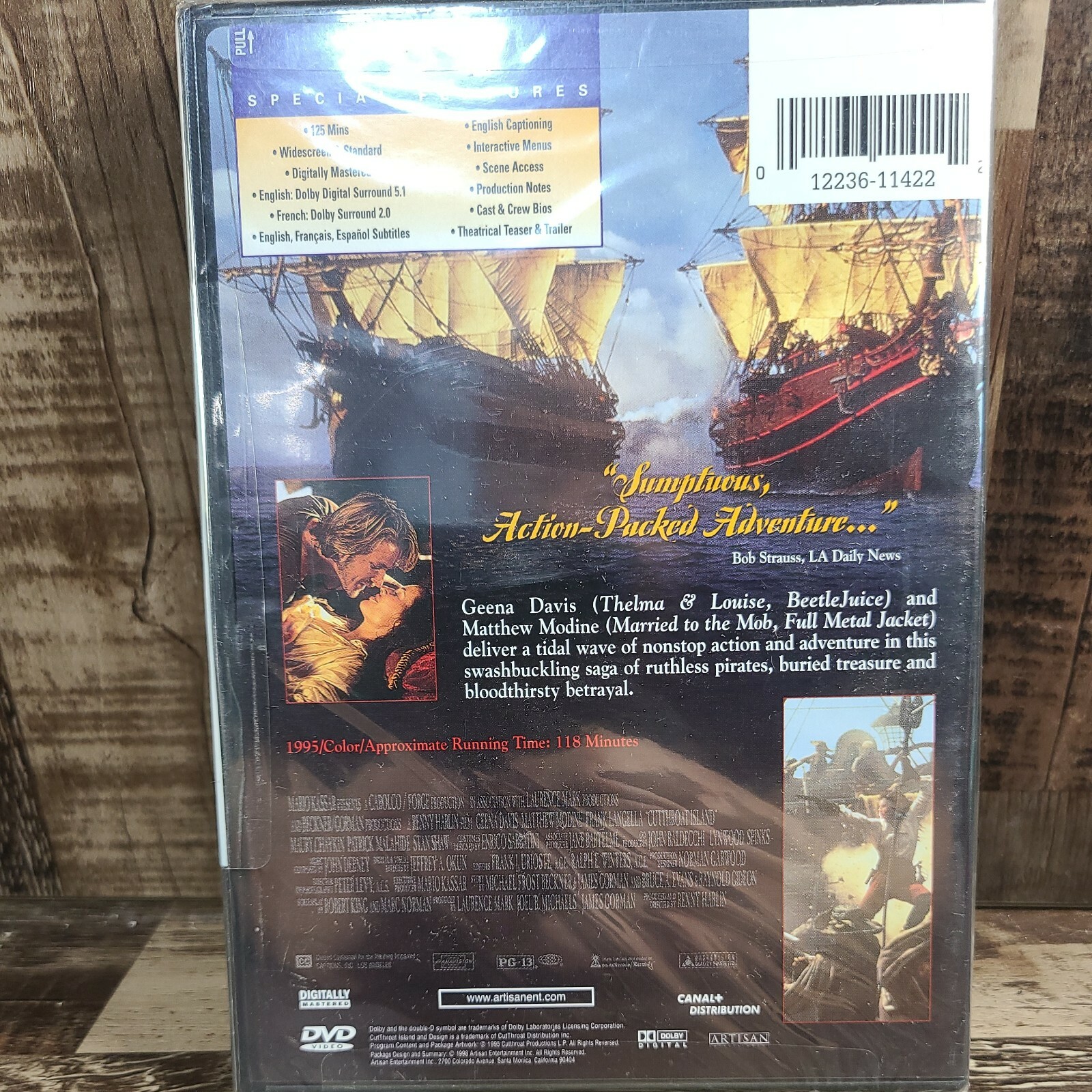Cutthroat Island (DVD, 2001, Sensormatic) for sale online | eBay