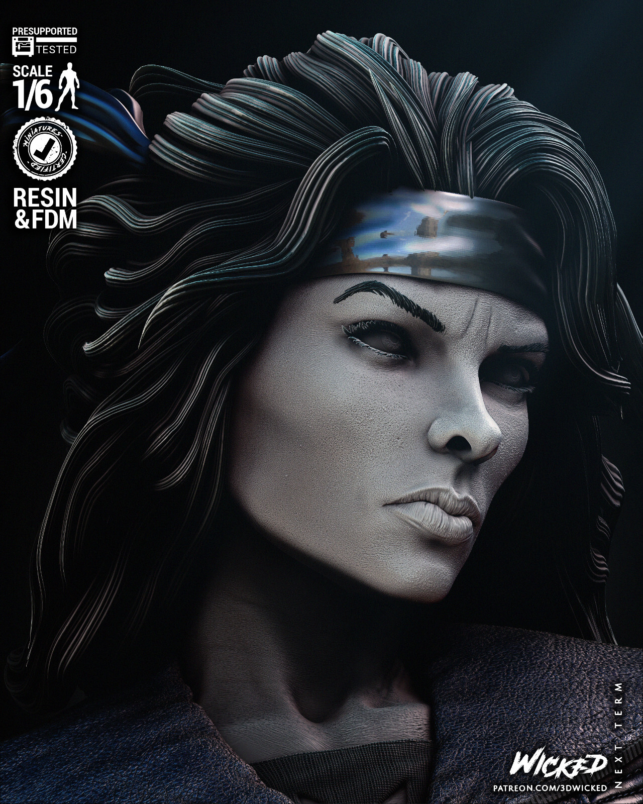 Pestilence Apocalypse minion Sculpture Statue Model Kit X-Men Unpainted ...