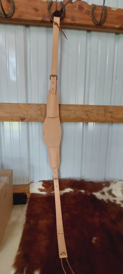 NEW horse tack 51/2" back cinch saddle back flank strap roping natural ...