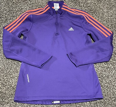 Adidas Formotion Climawarm Response 1/4 Zip Girls Fleece Pullover ...