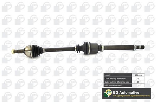 Front Right Driveshaft (cv Axle) For Renault FLUENCE MEGANE SCENIC ...