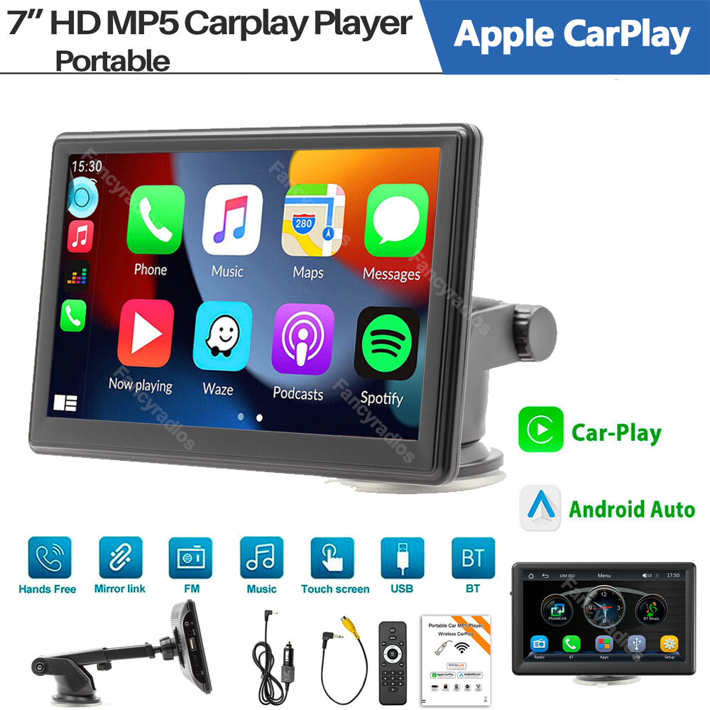 7 Inch Car Radio Display Wireless Apple Carplay Android Auto Touch ...