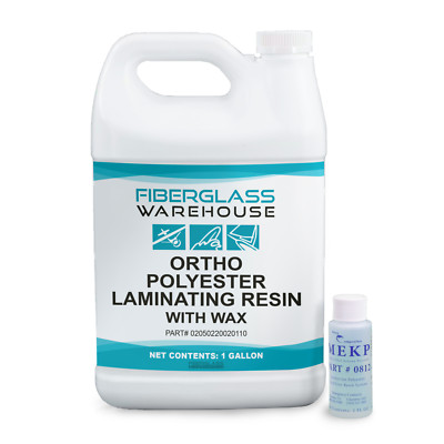 Ortho General Purpose Laminating Resin with Wax- with Catalyst- Cures ...