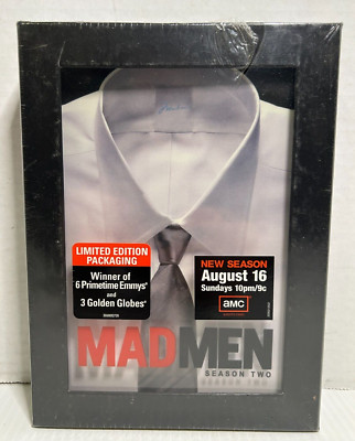 SEALED MAD MEN SEASON 2 2009 4 DISC DVD SET AMC TV SERIES LIMITED ...
