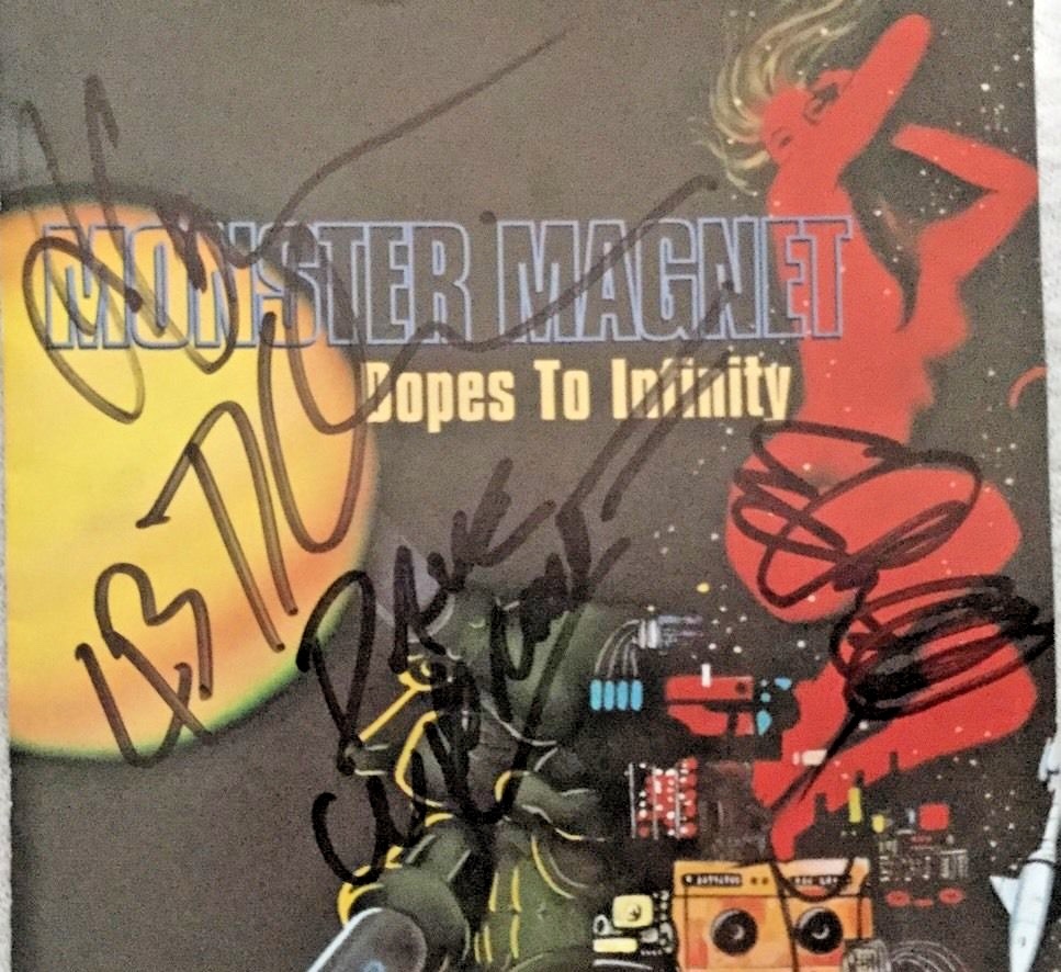 Autographed/Signed Monster Magnet "Dopes to Infinity" CD | eBay