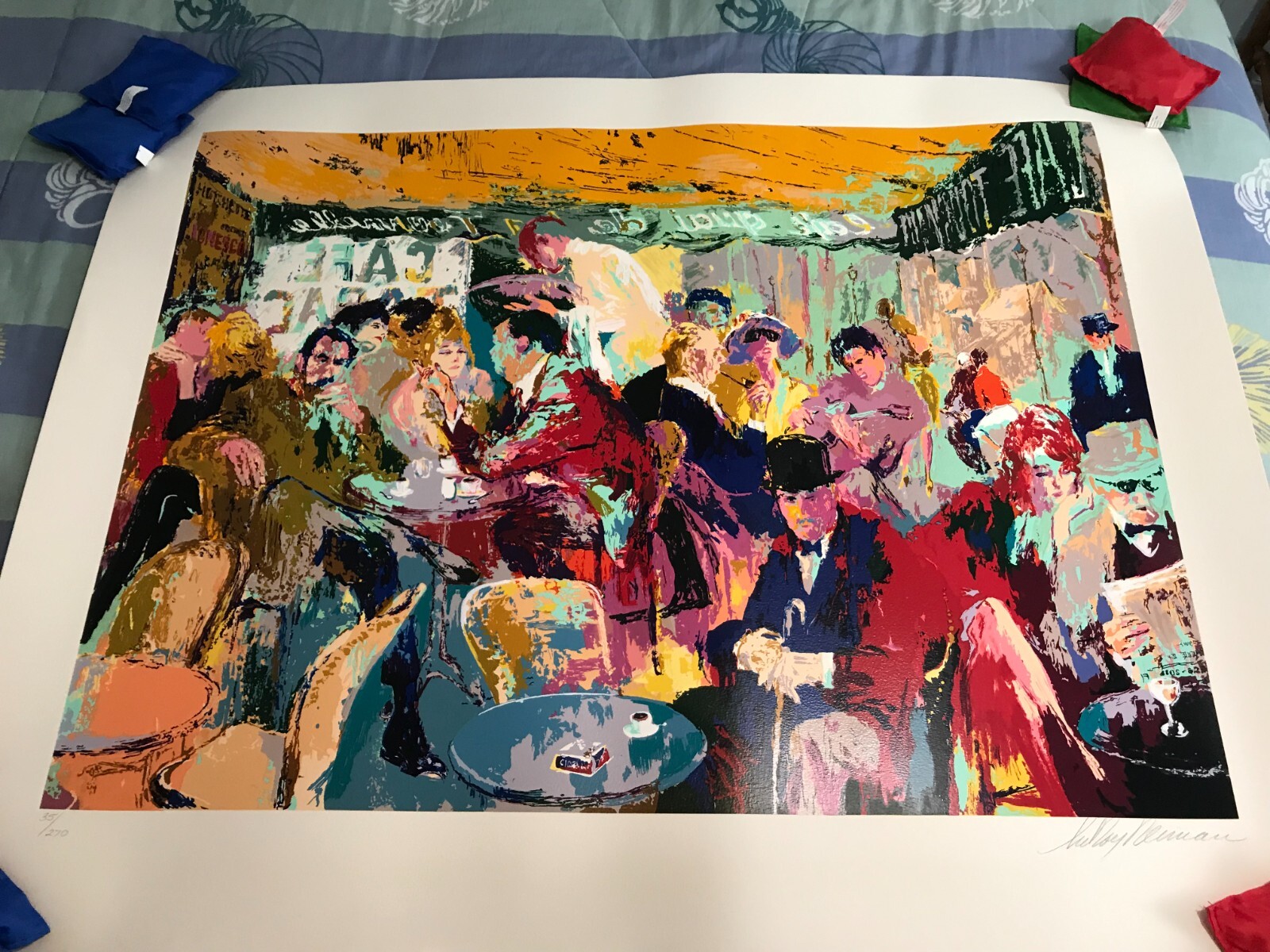 LEROY NEIMAN "CAFE RIVE GAUCHE" LIMITED EDITION SERIGRAPH UNFRAMED | eBay