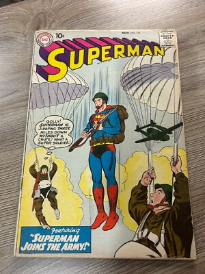 Superman: #133 VG+ Superman Joins The Army DC Comics SA | eBay