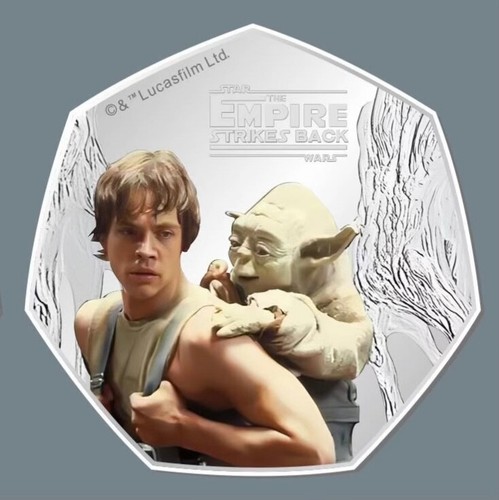 NEW Star Wars 50p Shape Commemorative Silver Coin Set | eBay