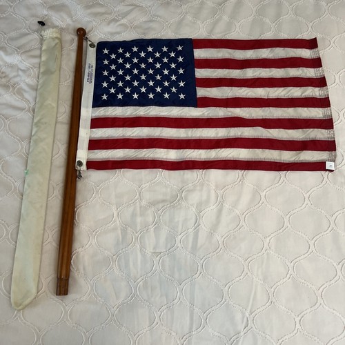 Vintage Runabout Wooden Mahogany Boat Stern Flag Pole 36” 19x32 ...