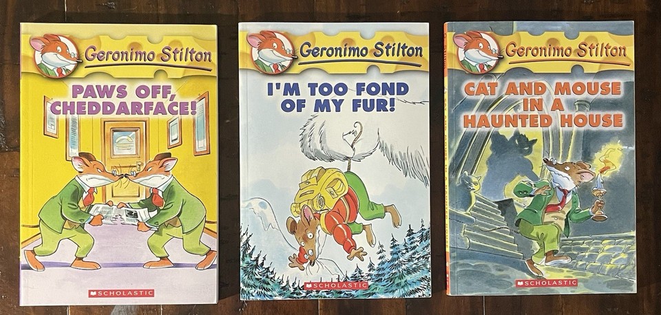 Geronimo Stilton Book Lot 13 Chapter Books Scholastic Adventure Stories ...
