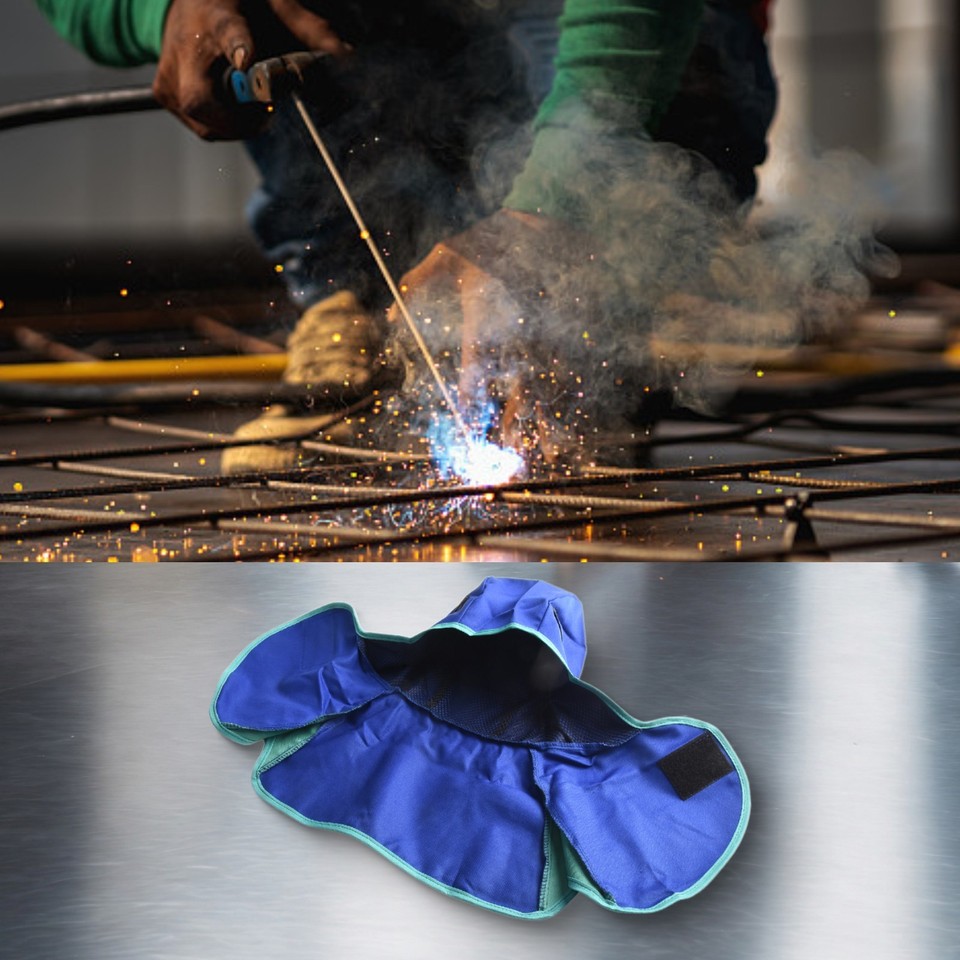 Fireproof Welding Head Cover Flame Retardant Cotton Fabric Safety ...