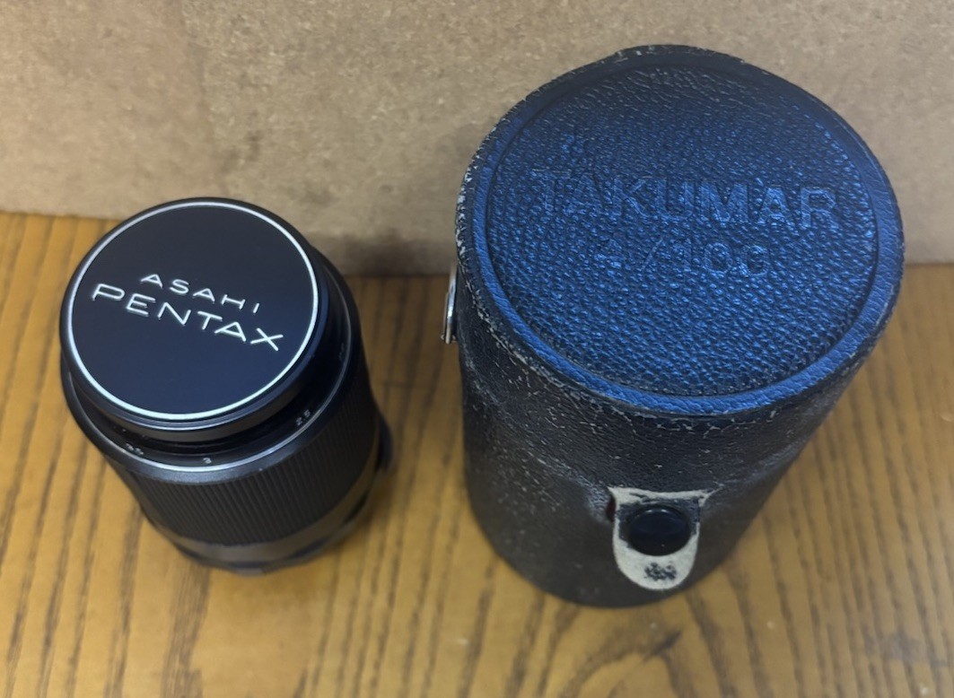 Asahi Pentax Lens - Macro-Takumar 1:4/100 - W/Case - Untested - See ...