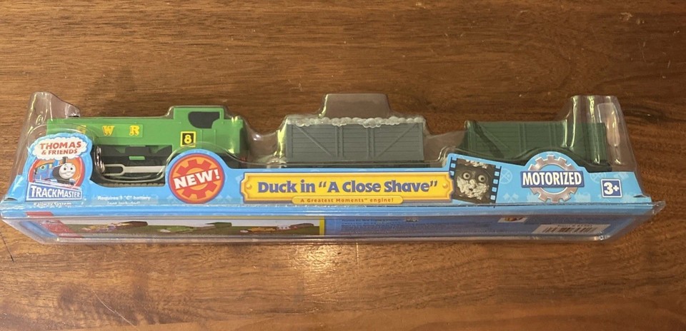 Thomas And Friends Duck In “A Close Shave” Motorized BRAND NEW SEALED ...