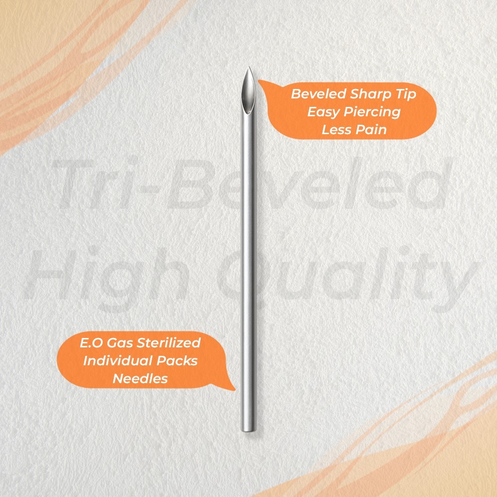 Piercing Needles 10G, 12G, 13G, 14G, 15G, 16G, 18G, 20G , Individually ...