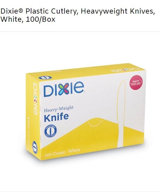 New ! 2 X 100 counts Dixie Plastic Forks, Heavy-Weight, White, 100/Box ...
