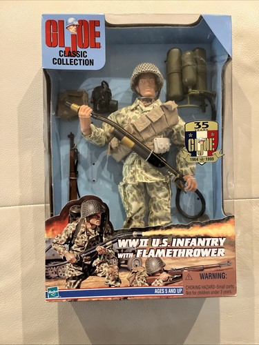 Vintage Hasbro GI Joe (12") US Infantry with Flamethrower (NIB ...