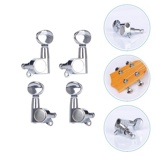 4 Pcs Fully Enclosed Knob Machine Tuners Peg Ukulele Tuning Pegs | eBay