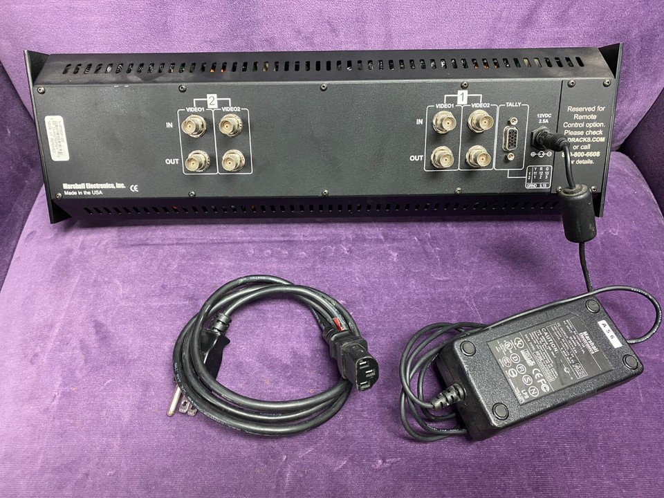 Marshall V-R72DP-2C Dual Professional Video Monitors 3U Rackmount | eBay