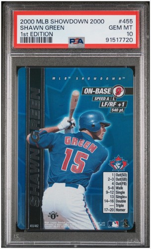 2000 MLB Showdown - Shawn Green #455 1st Edition for sale online | eBay