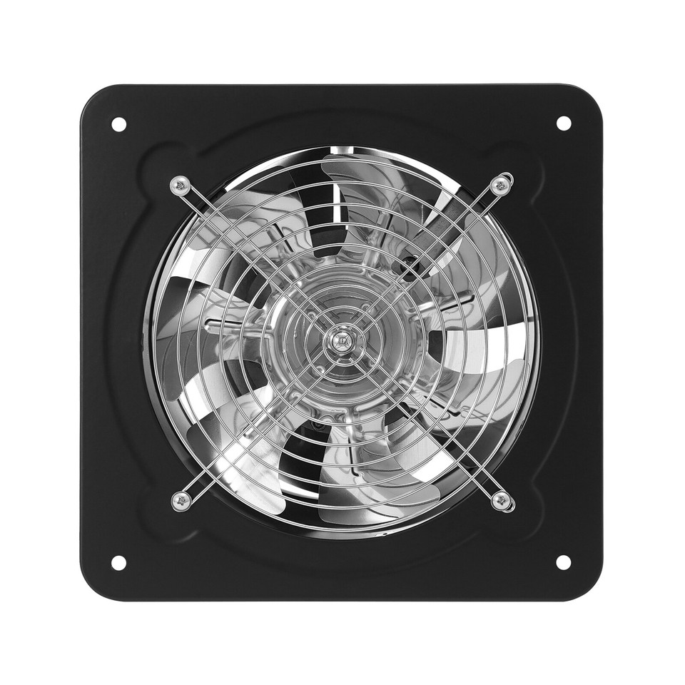 80W 500CFM Exhaust Fan Ventilation Fan Wall-mounted Exhaust Fan W/Mesh ...