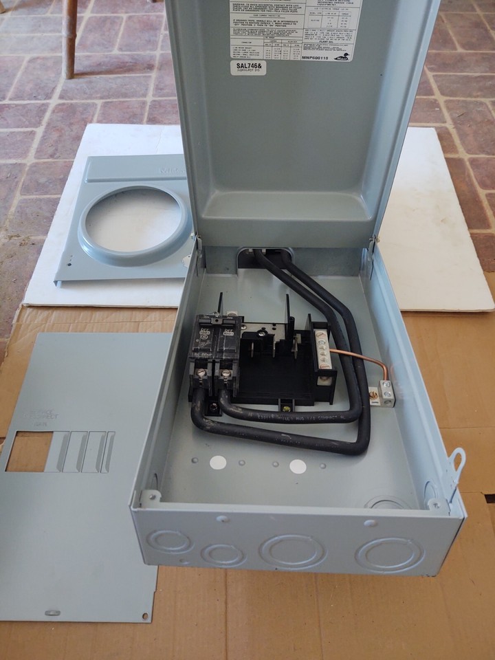 MIDWEST # R101C / 100 AMP, 120/240, 1 PHASE, RINGLESS METER BASE ...