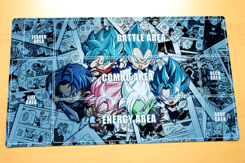 No.3208 Dragon Ball Super Card Game Playmat Goku Vegeta Trunks Vegito ...