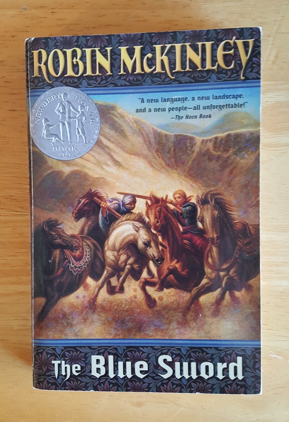 The Blue Sword by Robin McKinley 2000 Paperback Newbery Edition ...