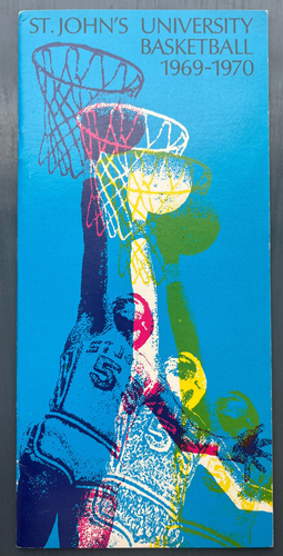1969-70 ST. JOHN'S REDMEN COLLEGE BASKETBALL MEDIA GUIDE LOU CARNESECCA ...