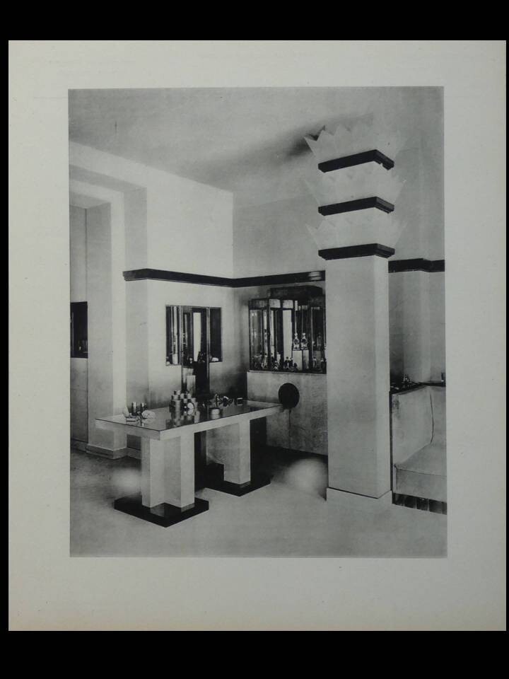 ERIC BAGGE, INTERIEUR D'UNE BOUTIQUE A PARIS - 1930 - 2 PLANCHES, ART ...
