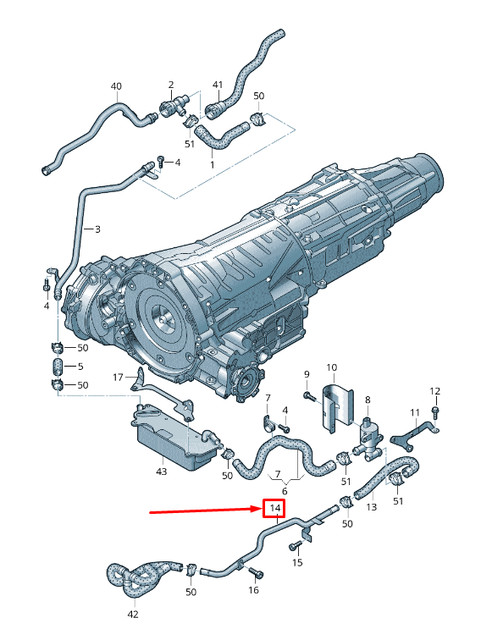 Genuine Audi A6 Quattro Water Pipe 4g0-121-481-q for sale online | eBay