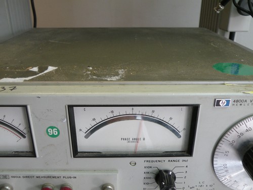 HP 4800A Vector Impedance Meter w/ 4801A Direct Measurement Plug-In | eBay