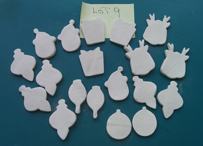 Bisque ceramics Lot #9 set of 19, ready to paint, Bits n pieces | eBay