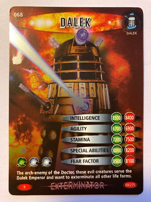 Doctor Who Battles In Time Card - Good Condition - 068 Dalek - Rare ...