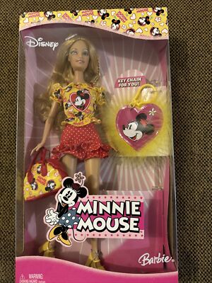 Minnie Mouse Barbie Doll 2005 Mattel NEW in Box- Box A Little Damaged ...