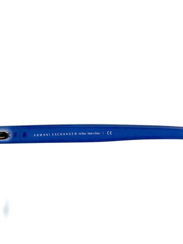 New Armani Exchange AX Blue Matte Clear Square Glasses AX3071 8317 54 ...