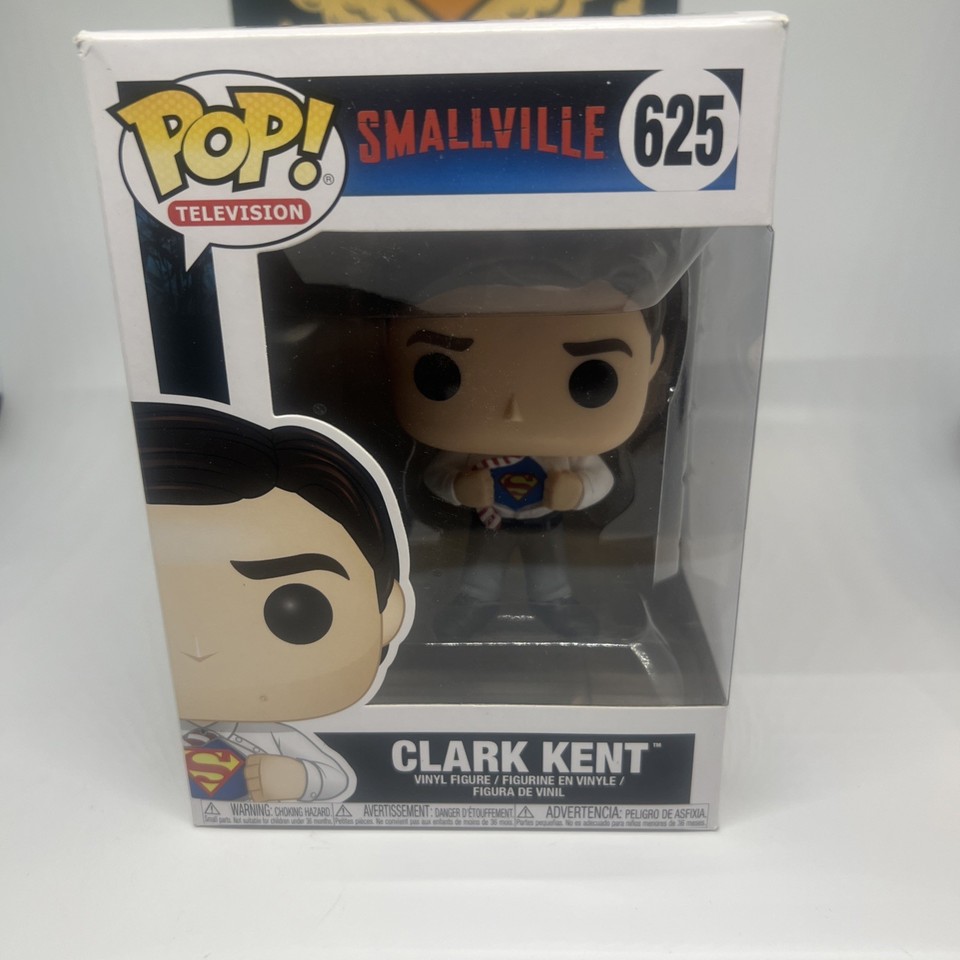*Vaulted/Rare* Smallville: CLARK KENT #625 Funko Pop! SUPERMAN! w ...