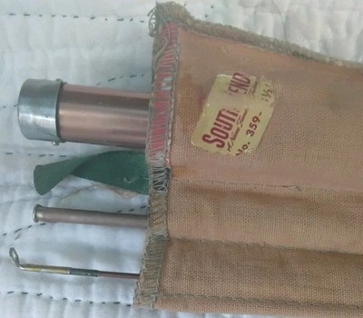 South Bend No. 359 Bamboo Fly Rod, 8 1/2ft, 3(1), Original Tube, Sock ...