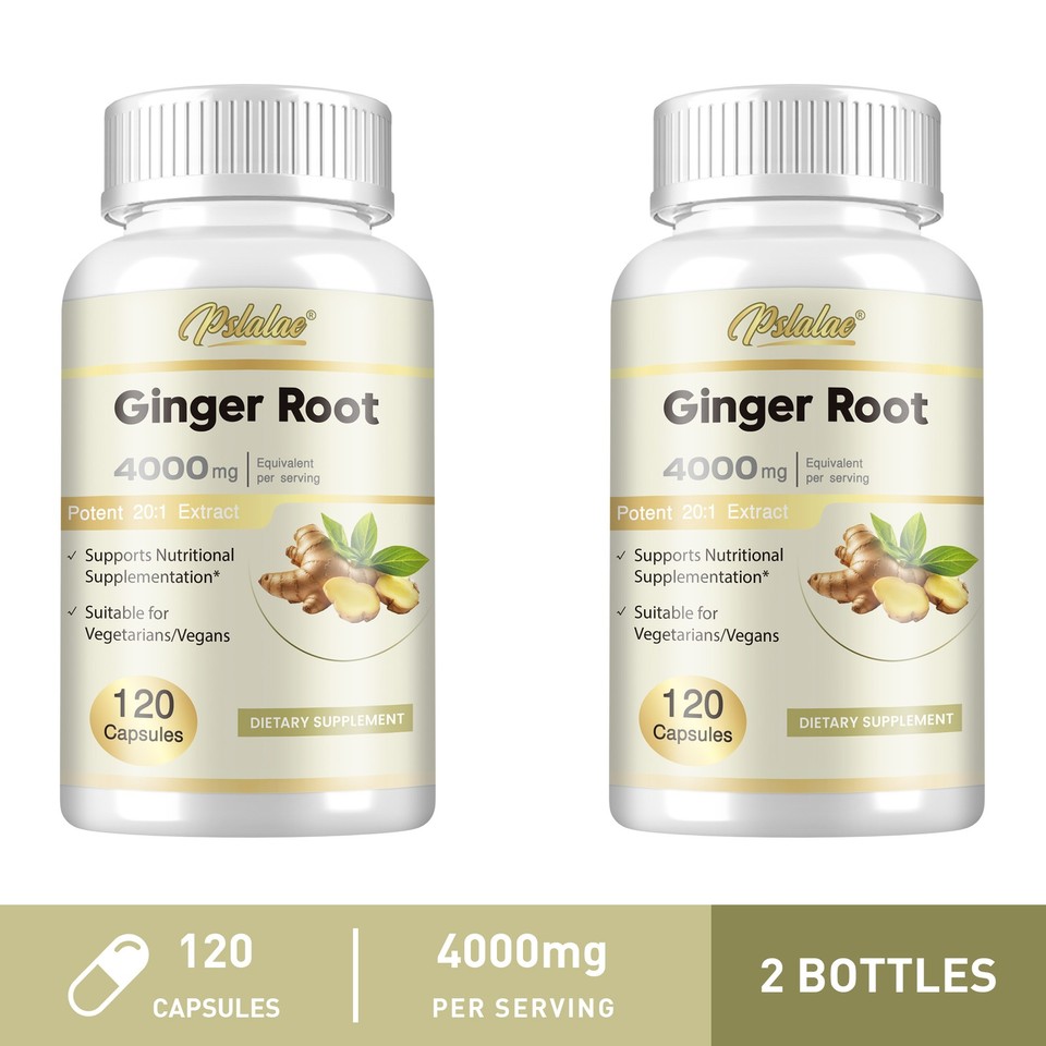 Ginger Root 4000mg - Highest Potency Supplement,Digestive & Joint ...