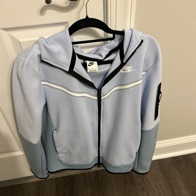 Nike Sportswear Tech Fleece Hoodie Celestine Blue/White, Size Medium ...