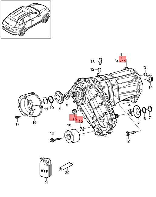 Genuine PORSCHE Cayenne Macan Porsche 92A 95B 9PA 9YA Sealing Plug ...