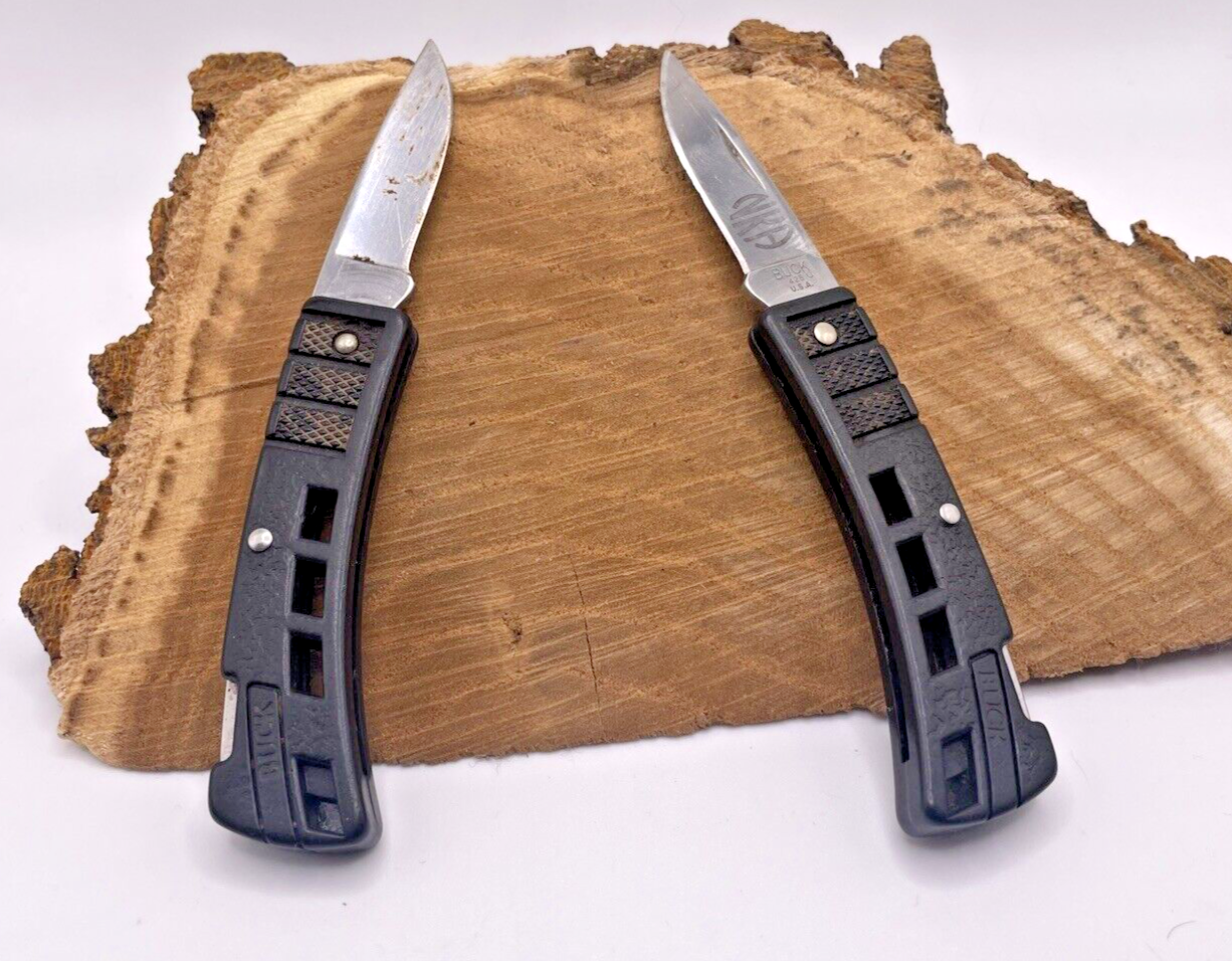 Pair of 2004 Buck 425 NRA Edition single blade folders--773.24 | eBay