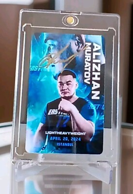 🔥Alizhan Muratov🔥 East vs West 12 Signed Card Armwrestling w/ ONE-TOUCH ...