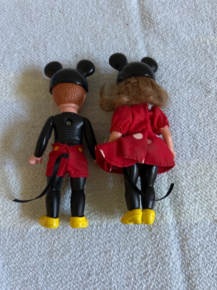 Madame Alexander Doll Boy as Mickey Mouse and Girl as Minnie Mouse ...